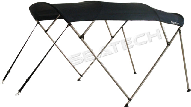 Seatech 4 Bow Bimini Top sun protection up to 4.80 meters long — Seapro ...